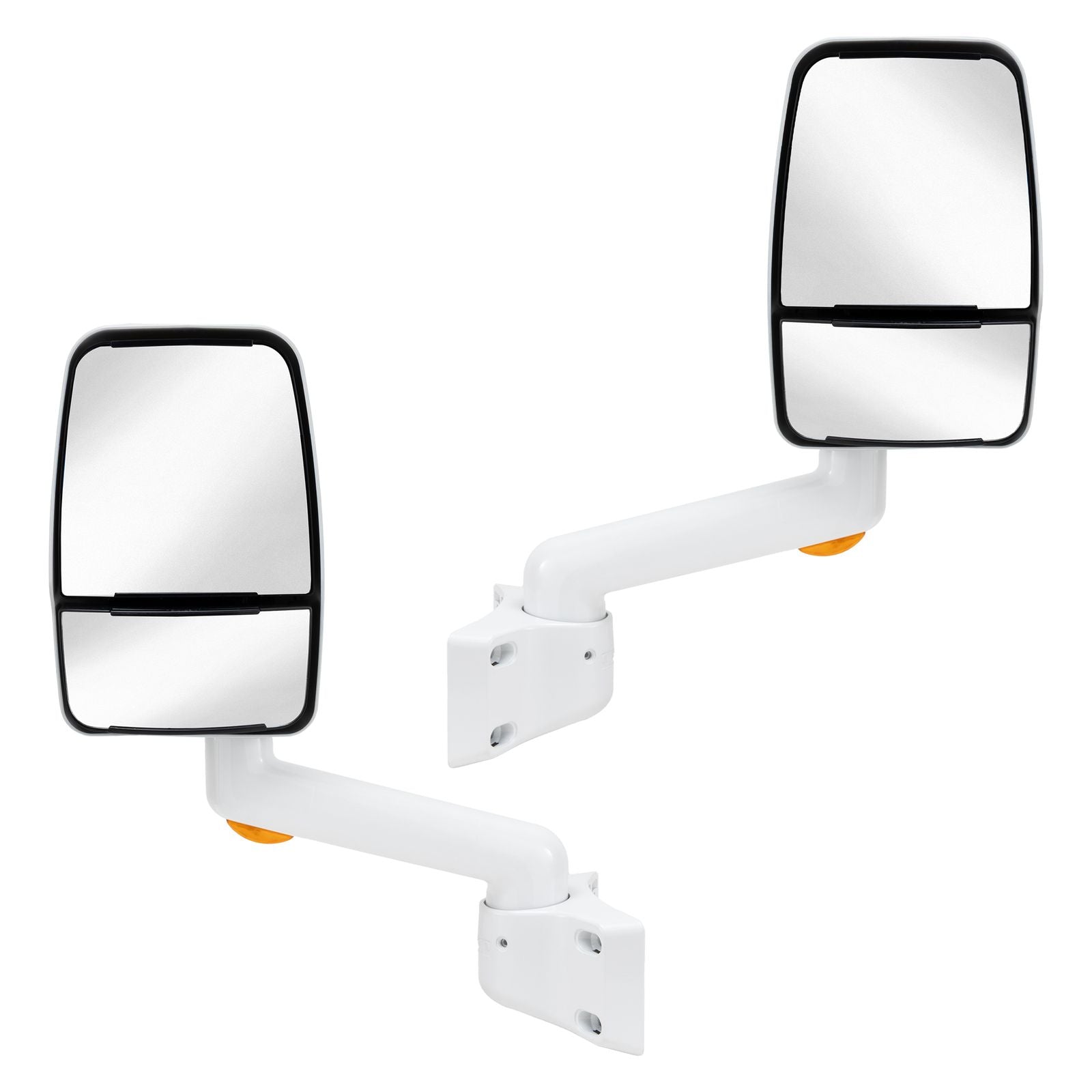 Velvac 2030 RV Door Mirrors | White Driver & Passenger Set – factoryrv.com