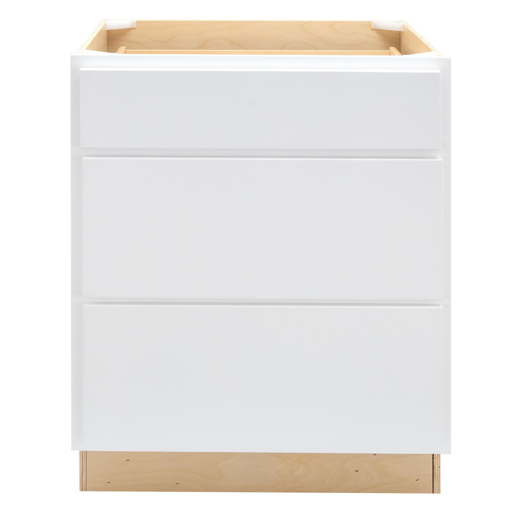 RV 3 Drawer Pots And Pans Base Cabinet | Pure White – factoryrv.com