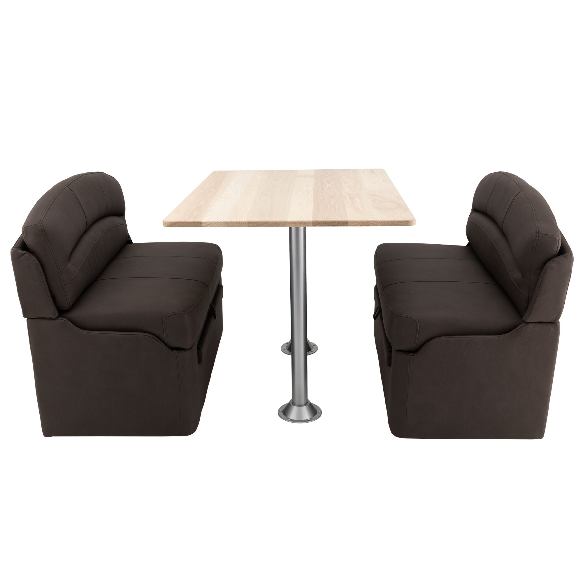 RV Dinette Booth with Table | 44" Chocolate – factoryrv.com